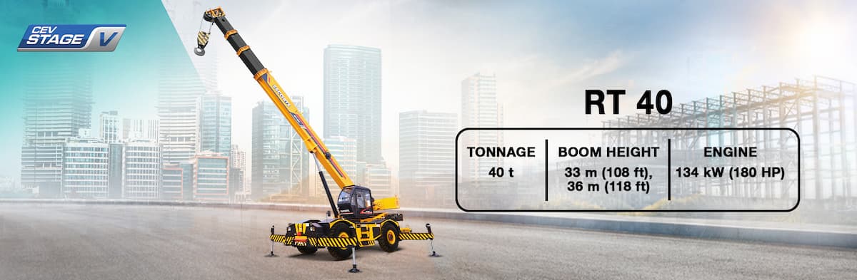 Escorts Kubota RT40 Crane for High Capacity & Performance